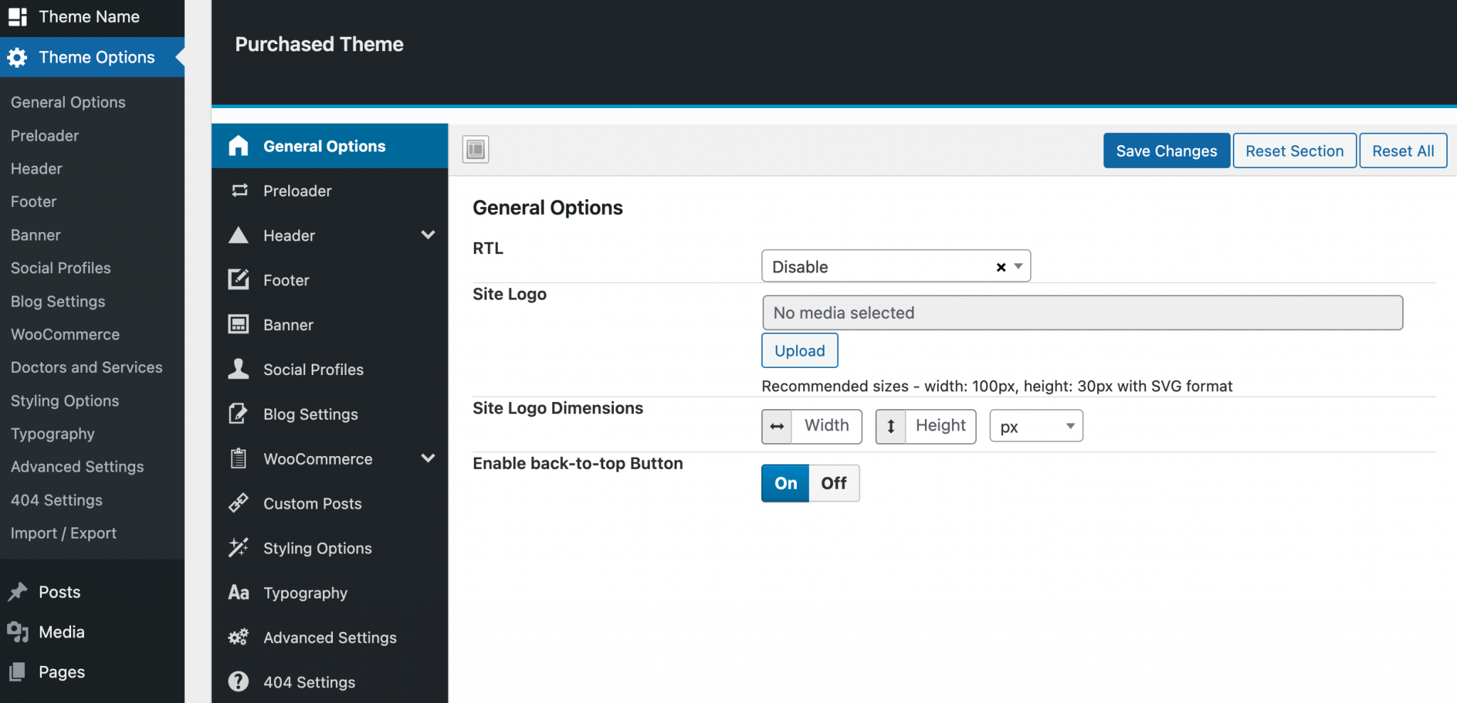 Theme Options – HiBootstrap